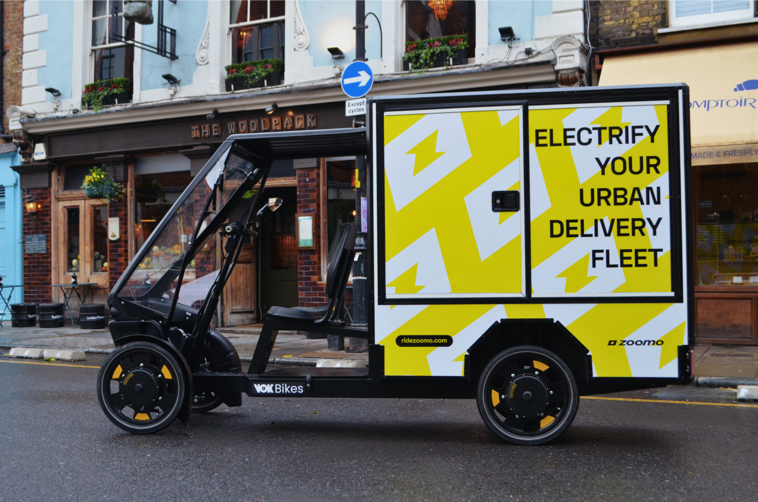 Zoomo doubles down on e-cargo bikes via partnership with Vok | Vok Bikes
